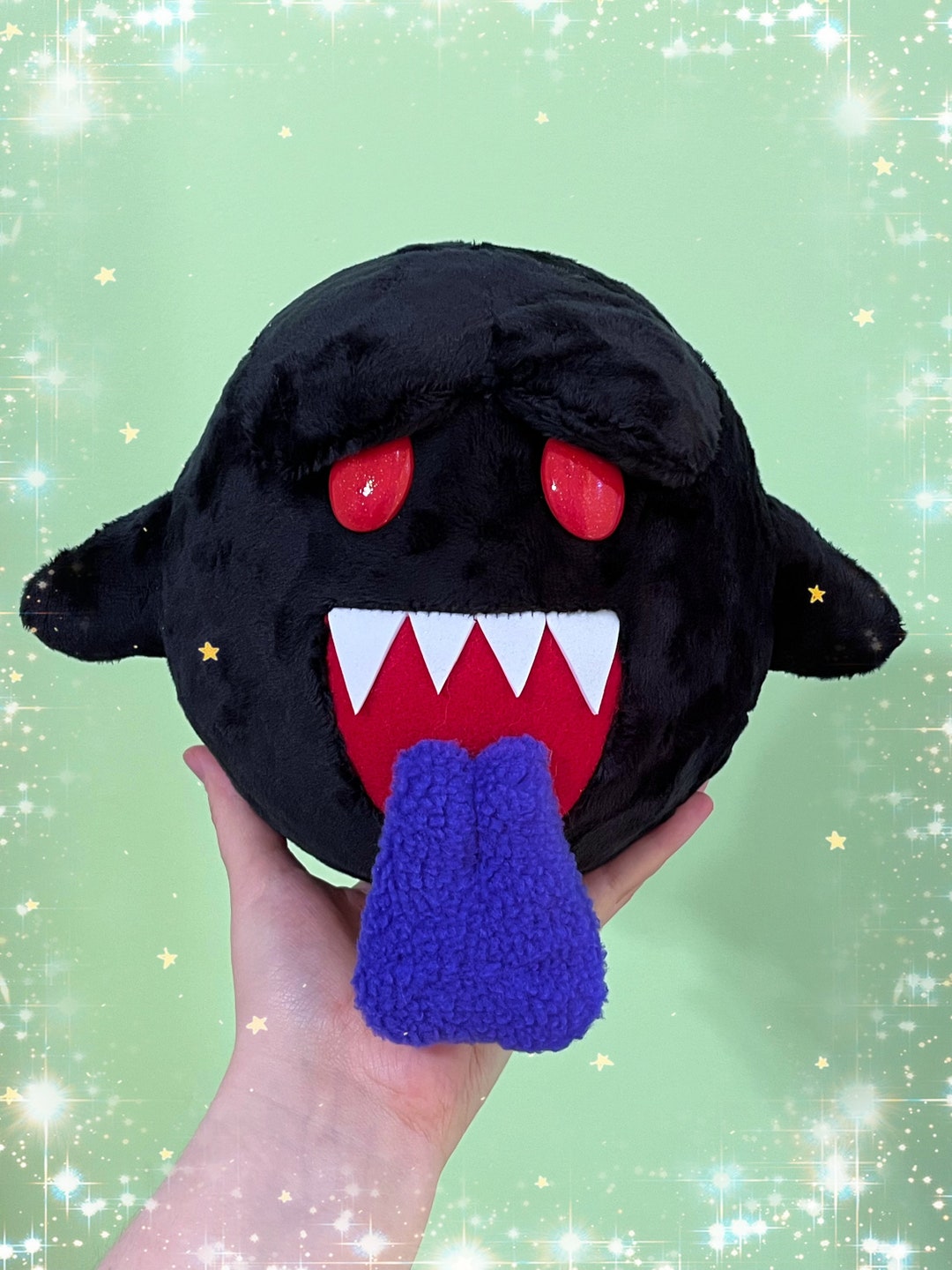 MADE TO ORDER, Black Boo Plush - Etsy