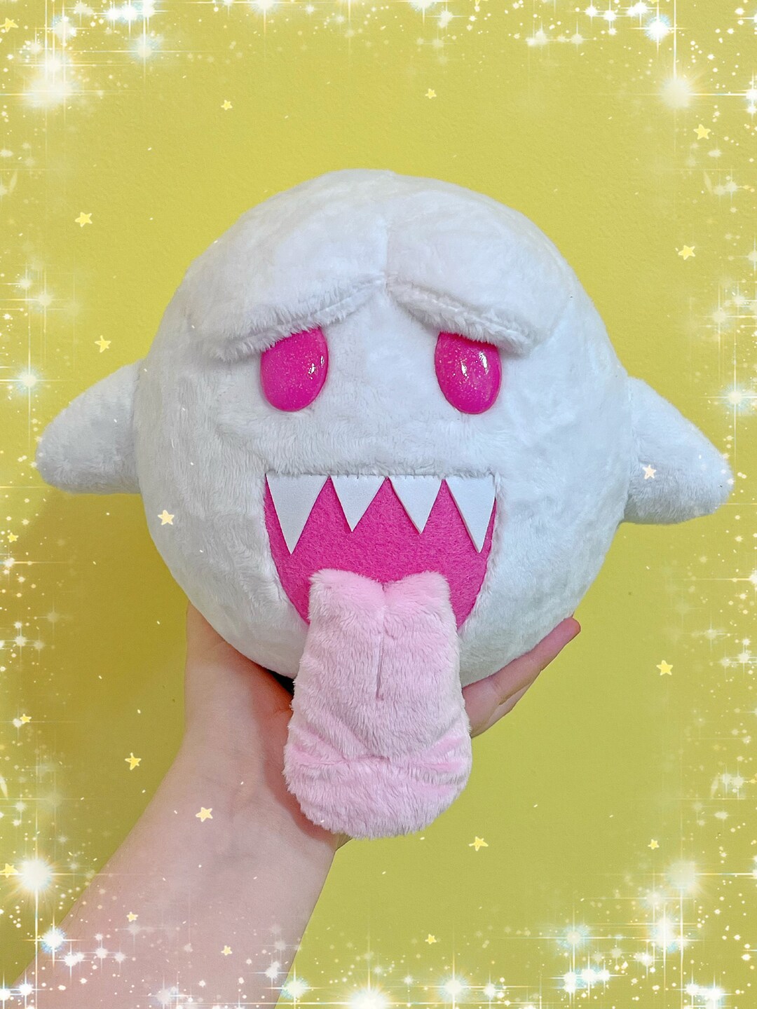 MADE TO ORDER, Pink Eyed Boo Plush - Etsy