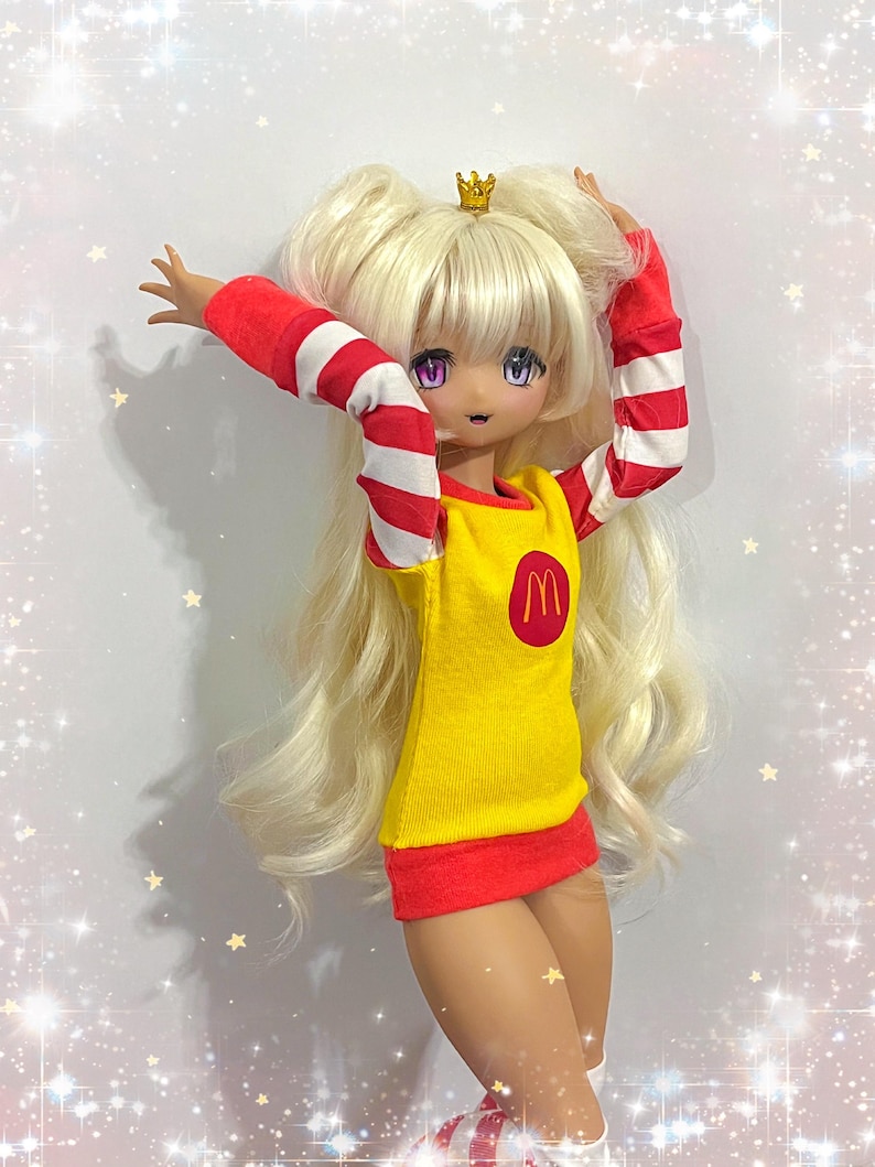 MADE TO ORDER, Ronald Long Sleeve & Stockings Set for Mini Dollfie ...