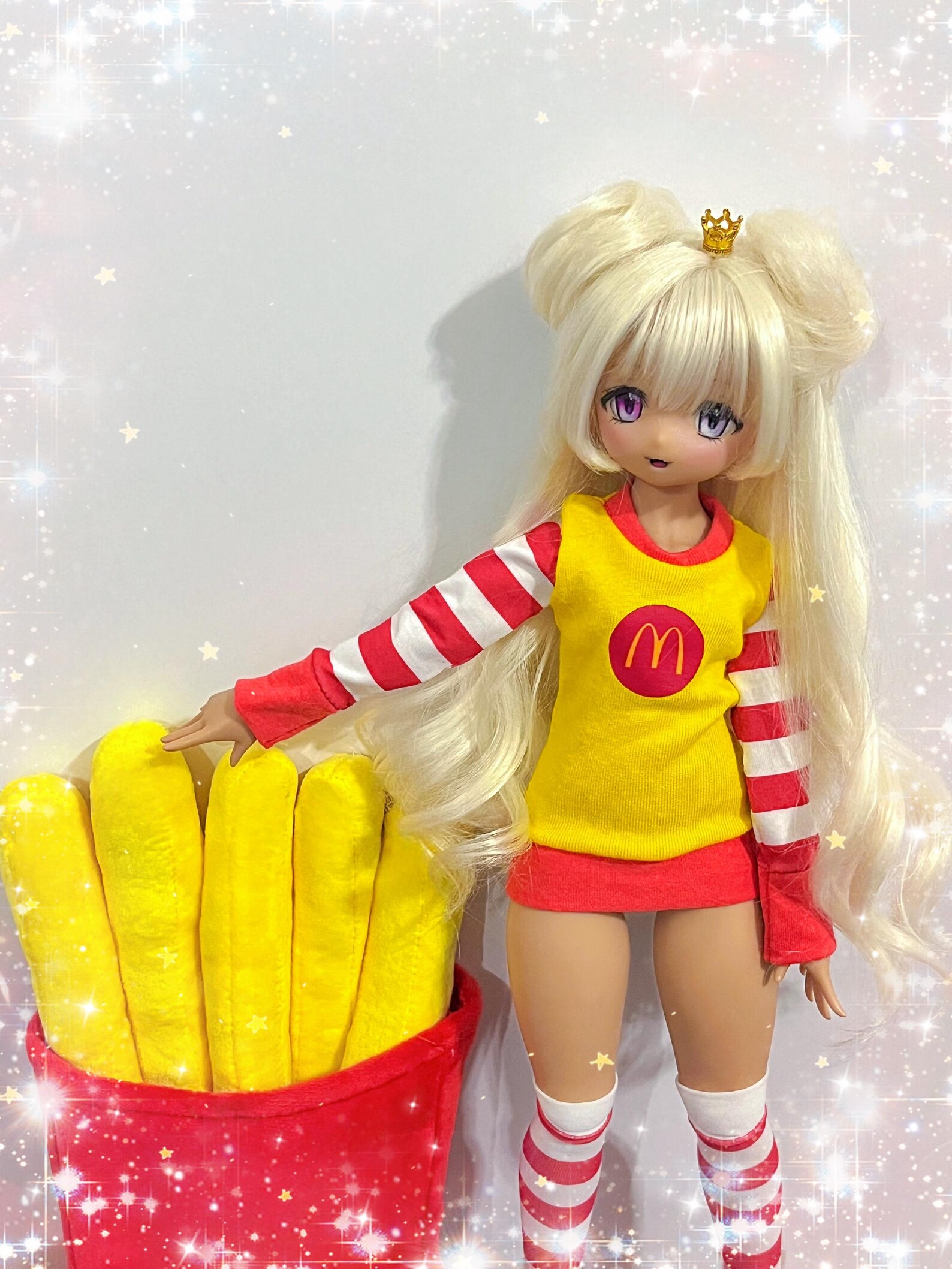 MADE TO ORDER, Ronald Long Sleeve & Stockings Set for Mini Dollfie ...