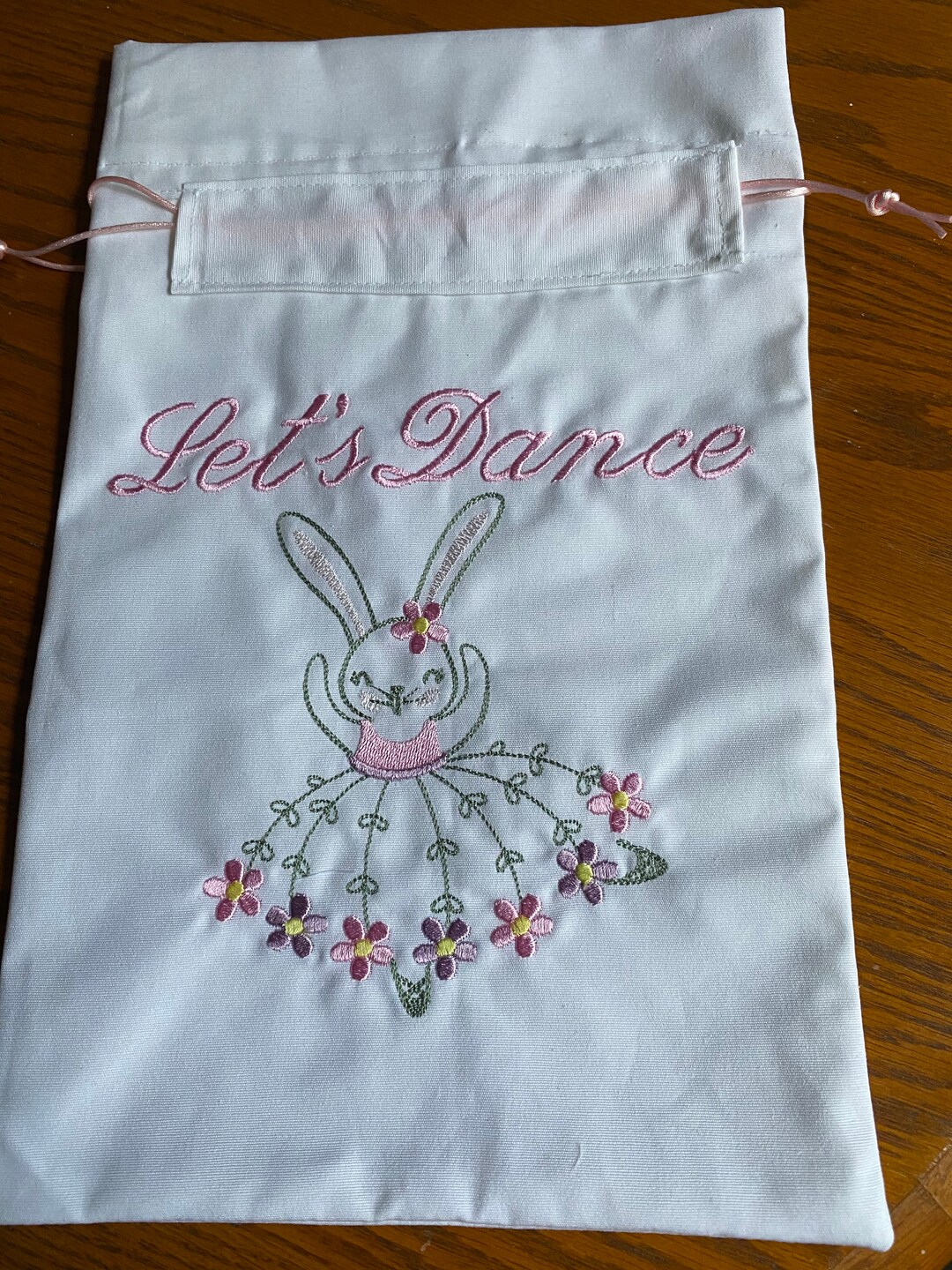 Dance Shoe Bag /girls Dancing Ballerina Bunny - Etsy