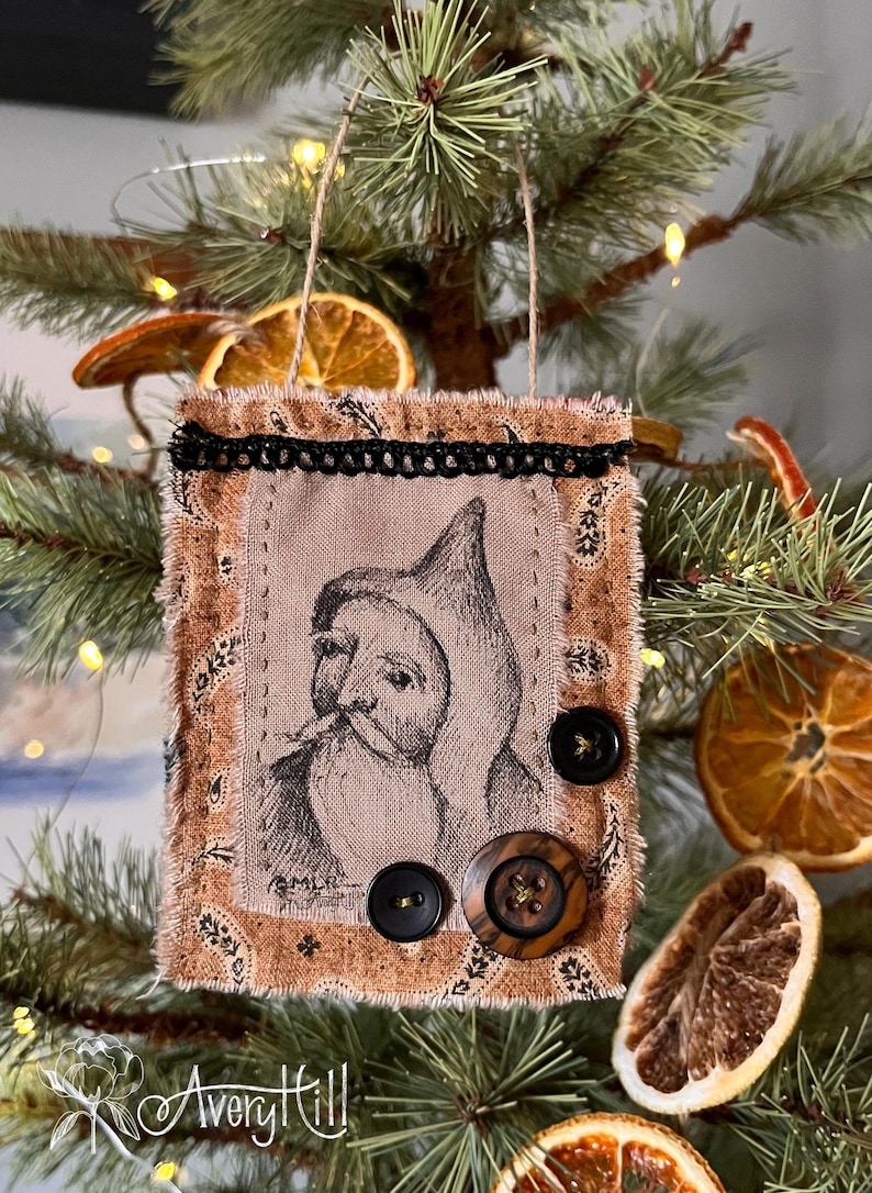 Michelle L. Palmer Santa Claus Christmas Ornament Holiday Hanging ...