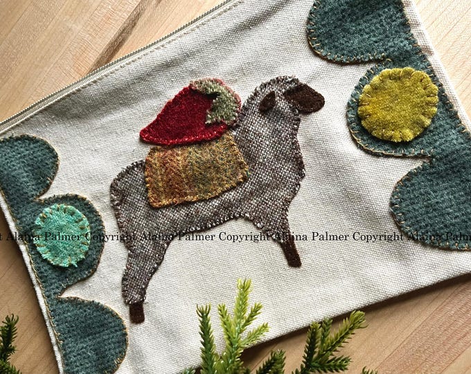 Limited Edition Wool Appliqué KIT Pattern Sheep Sewing Strawberry ...