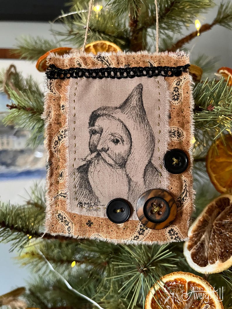 Michelle L. Palmer Santa Claus Christmas Ornament Holiday Hanging ...