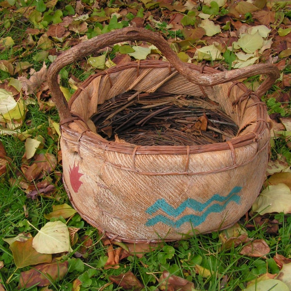 Primitive Basket - Etsy