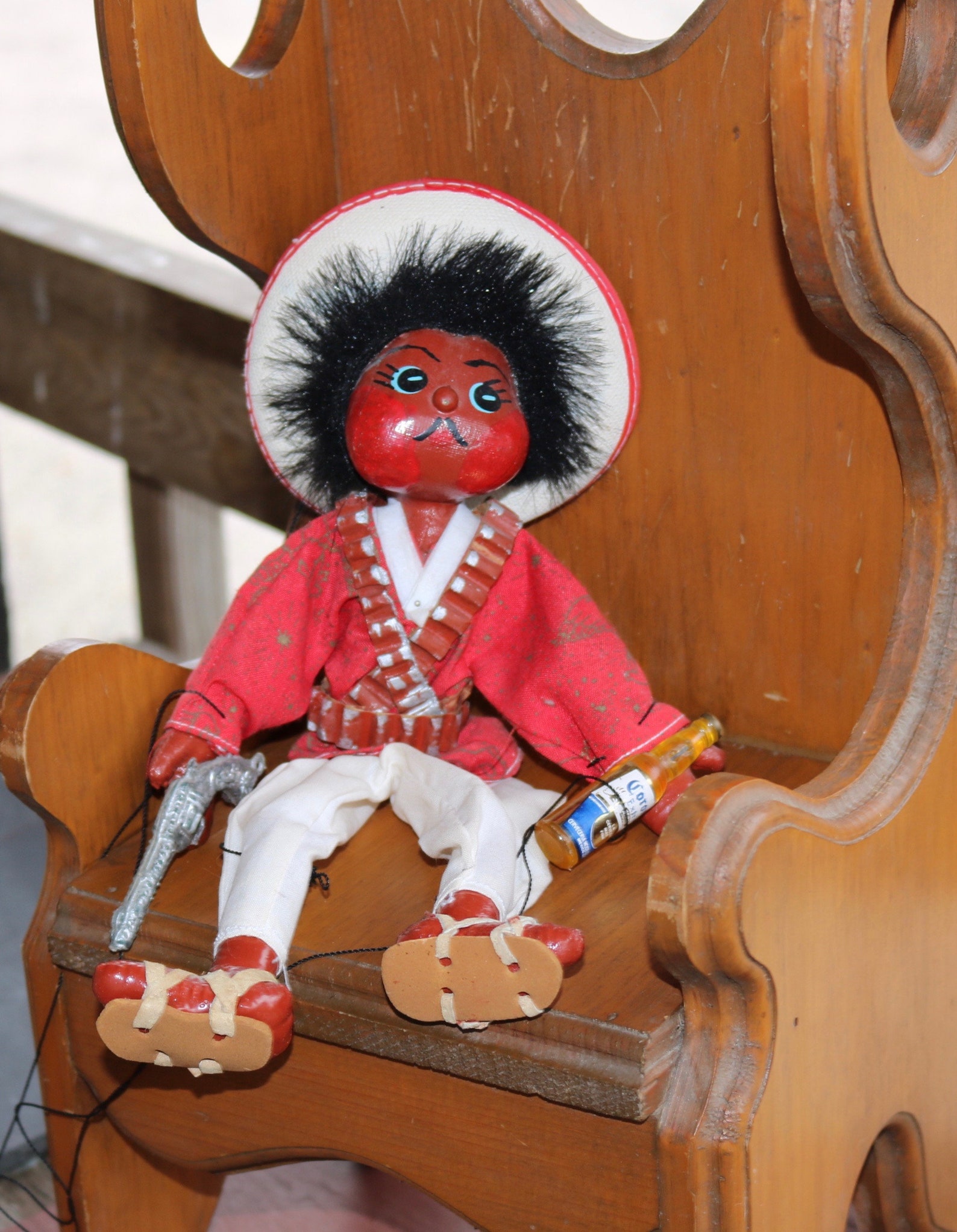 Vintage MEXICAN Puppet/marionette Paper Mache Head Hands and | Etsy