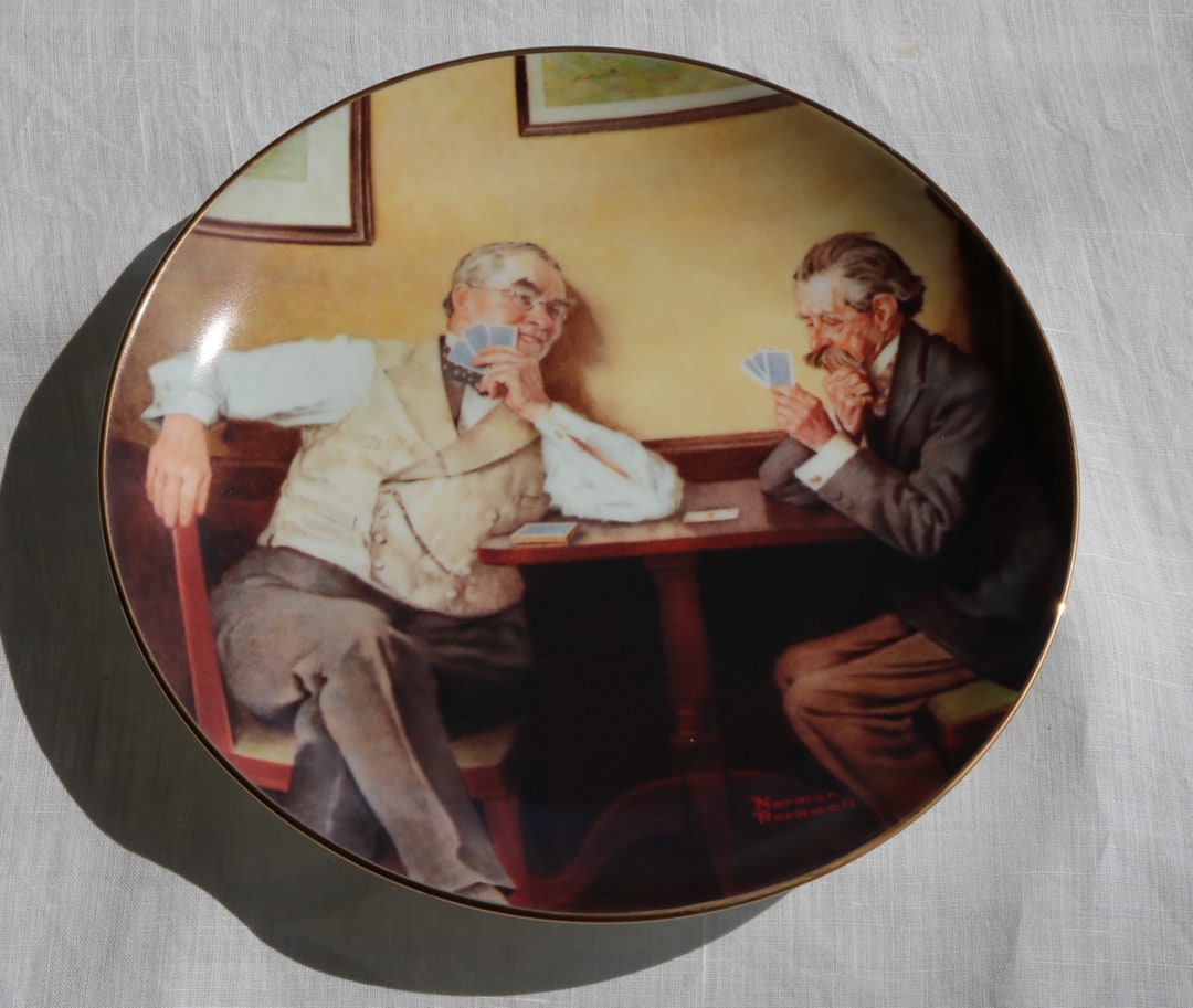 80s BEST FRIENDS Norman Rockwell Collectible Plate by Knowles From the ...