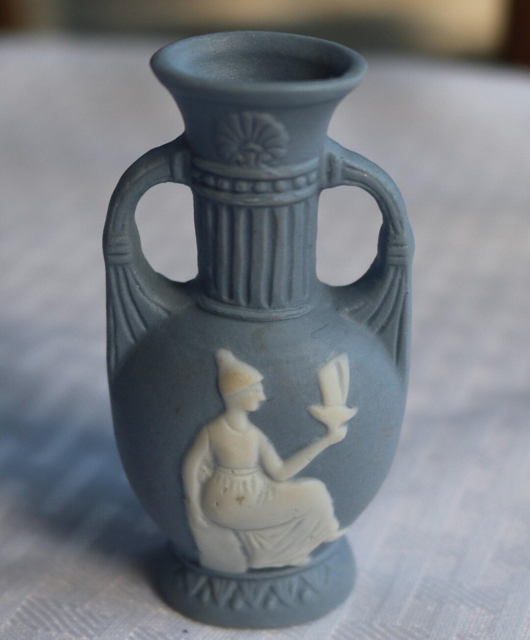 50s Japanese JASPERWARE BUD VASE Miniature Urn Style 3" Tall - Etsy