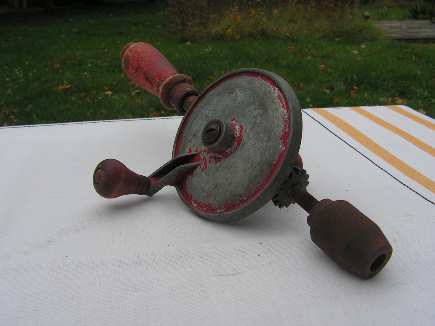 Vintage INDUSTRIAL HAND DRILL Steampunk Repurpose | Etsy