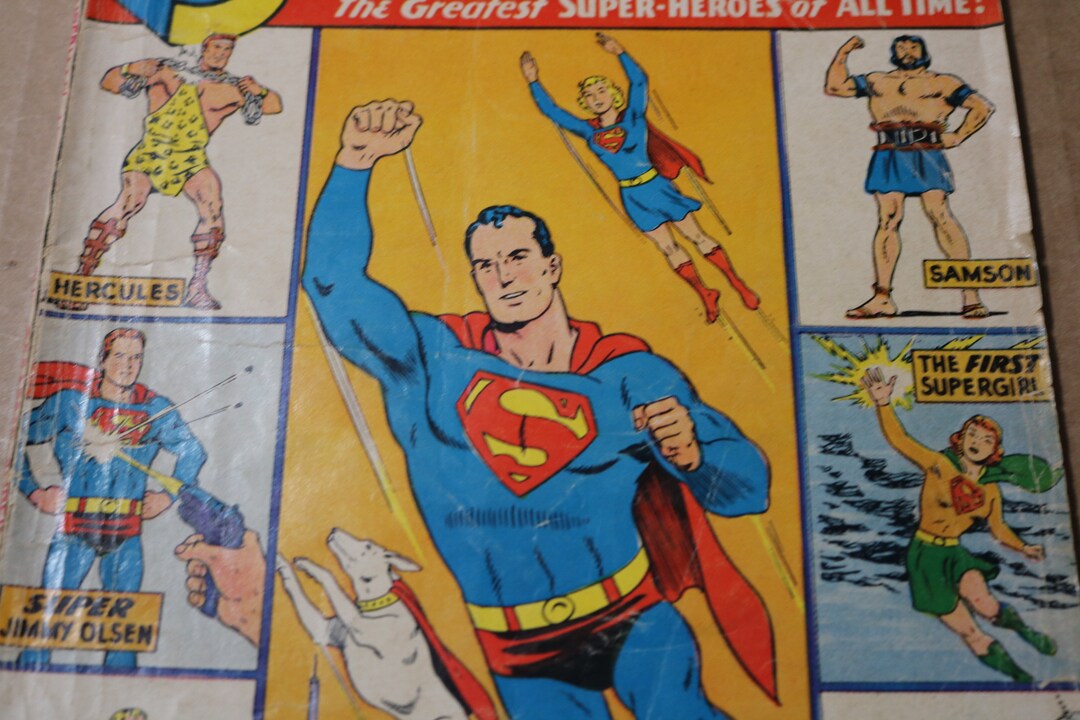 D C Comics Giant Superman Annual # 6 and 7 1962-63 First Legion of ...