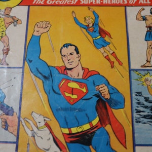 D C Comics Giant Superman Annual # 6 and 7 1962-63 First Legion of ...