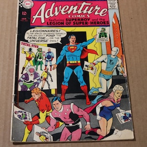 DC ADVENTURE COMICS #302 339, 352, 365 and 367 Superboy Legion of Super ...