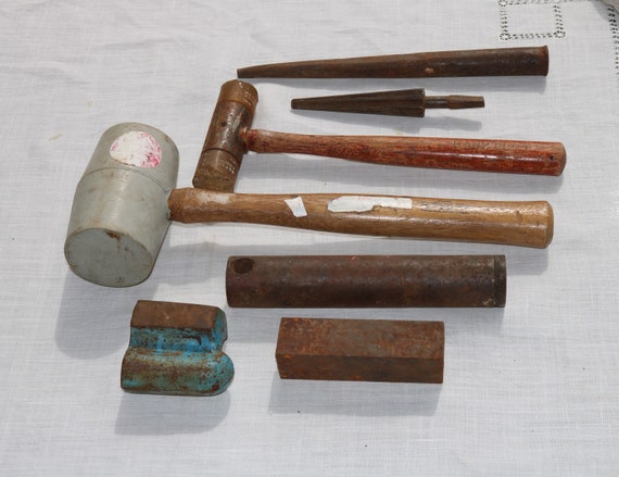 Antique Sheet Metal Tools Coopers / Jewellery Makers / Sailmakers