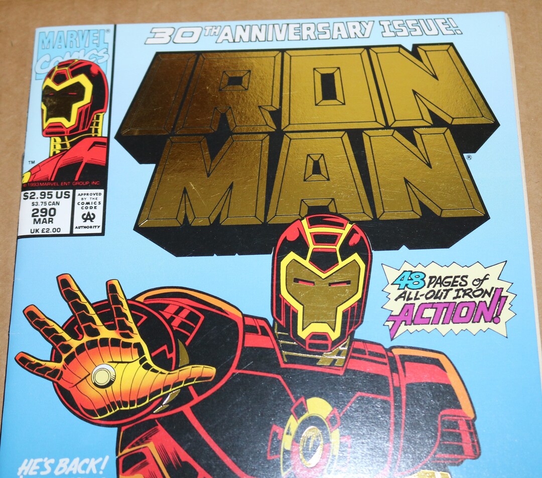Awesome Set of Iron Man Comic Books by Marvel 78,104,149,160, 290 ...