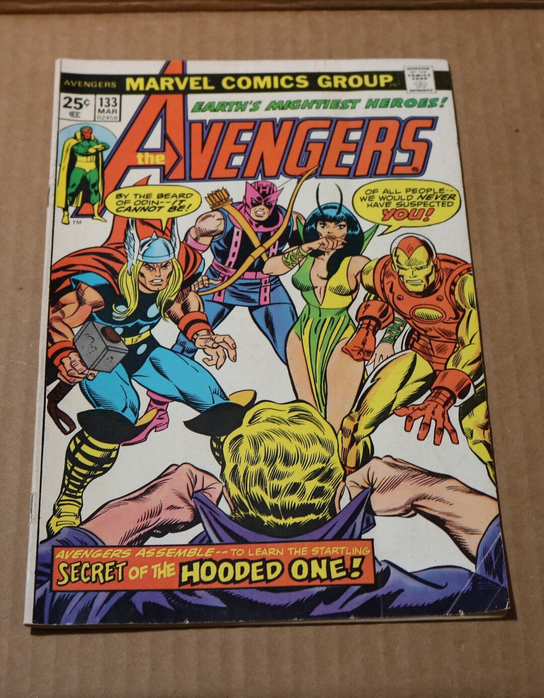Set of Nine Marvel AVENGERS Comic Books #133,137,145,146,147,151 ...