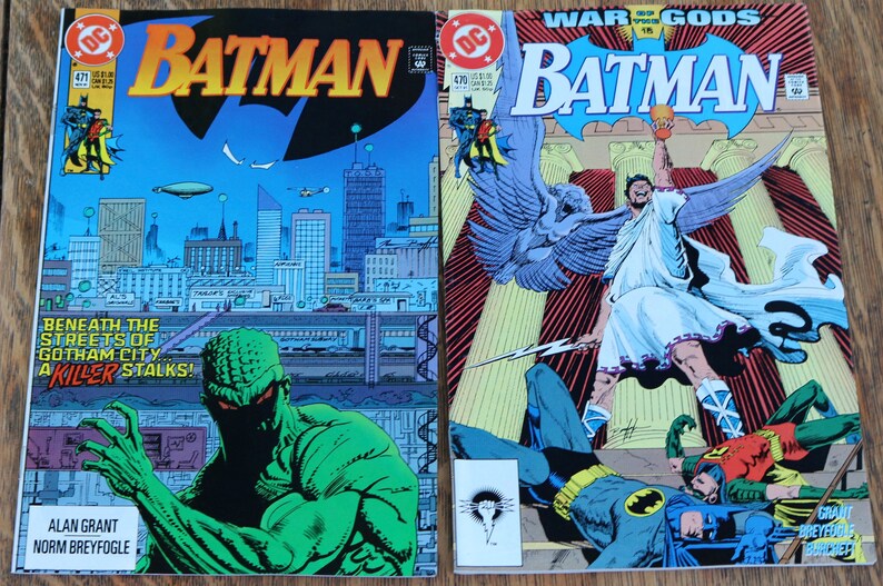 Assortment of DC BATMAN Comics From the 1990s Great Art and | Etsy