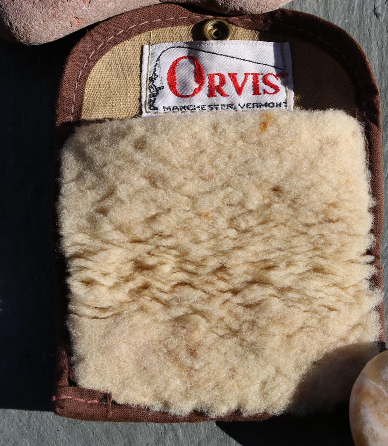 Set of Two Orvis Trifold Soft Wool and Canvas Fly Pouches They Measure ...