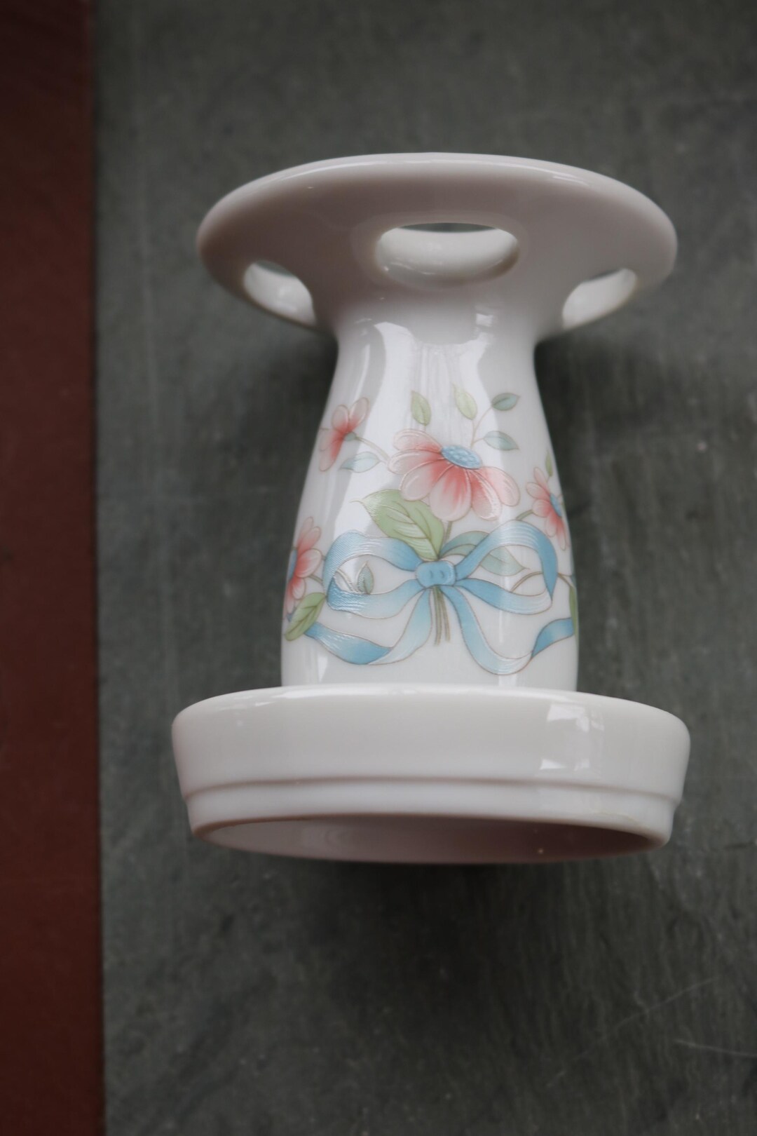 80s 90s Porcelain TOOTHBRUSH HOLDER Floral by Princess House JAPAN - Etsy
