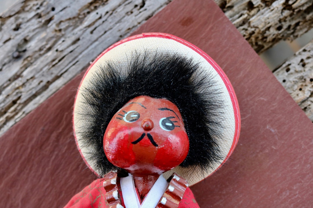 Vintage MEXICAN Puppet/marionette Paper Mache Head Hands and Feet Hand ...