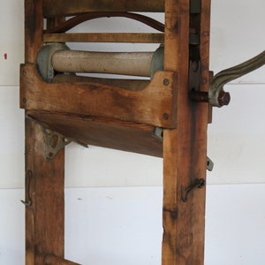 Late 1800s Early 1900 Antique WRINGER for REPURPOSE Hanging Towel Rack ...
