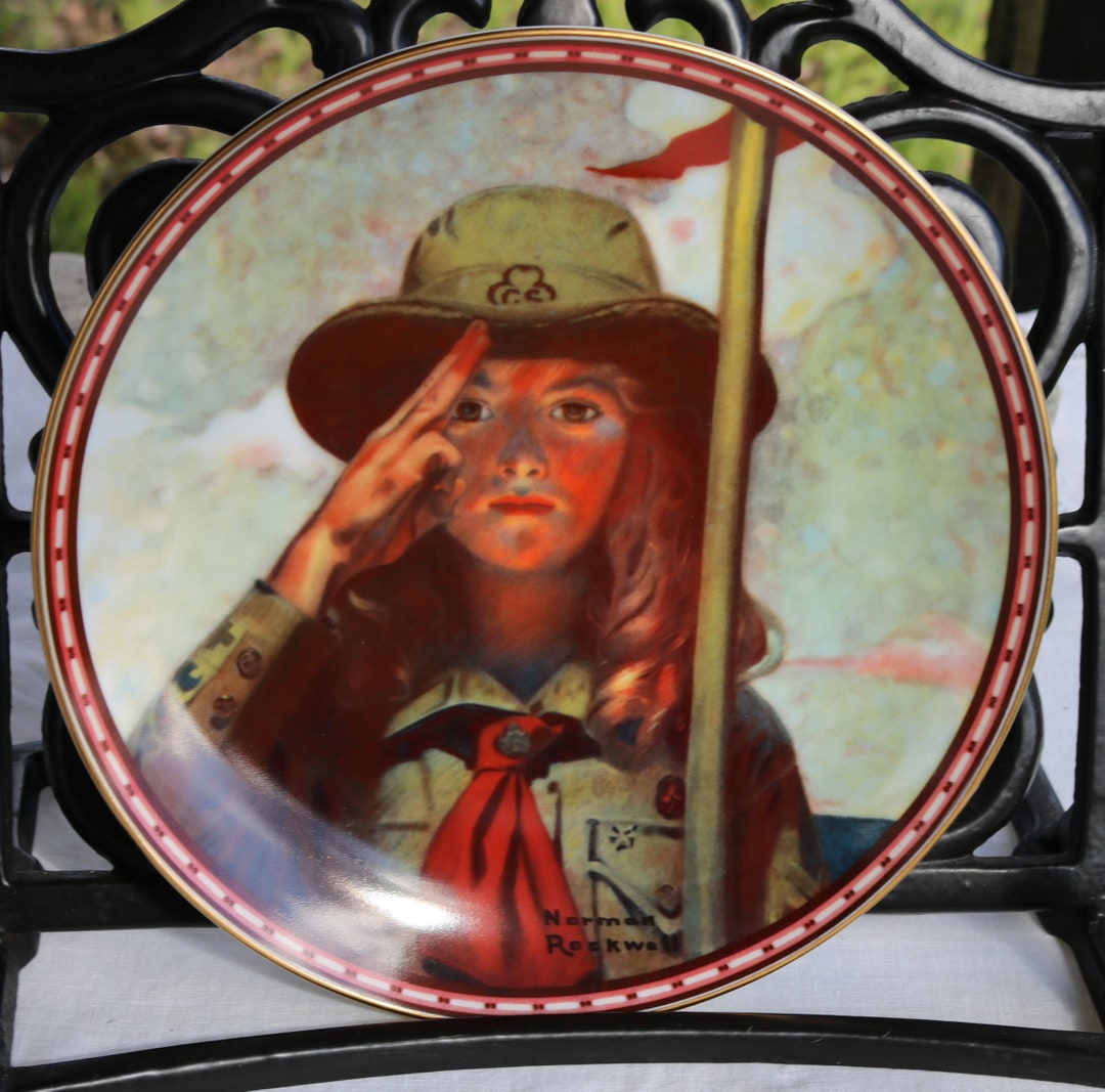 80s on My Honor Norman Rockwell Collectible PLATE by Knowles From the A ...