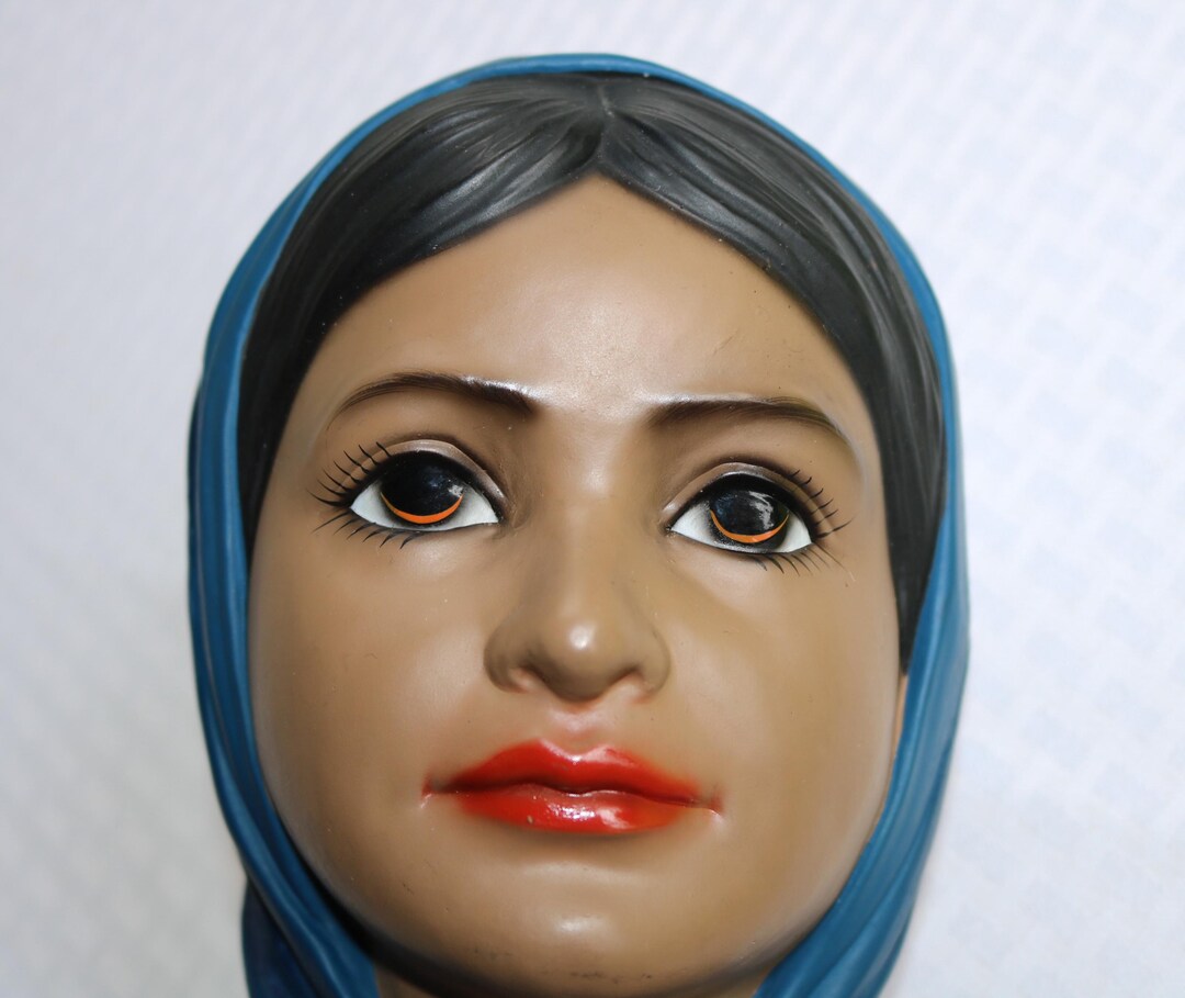 50s 60s Middle Eastern Woman Bust Statue by Lego Japan - Etsy