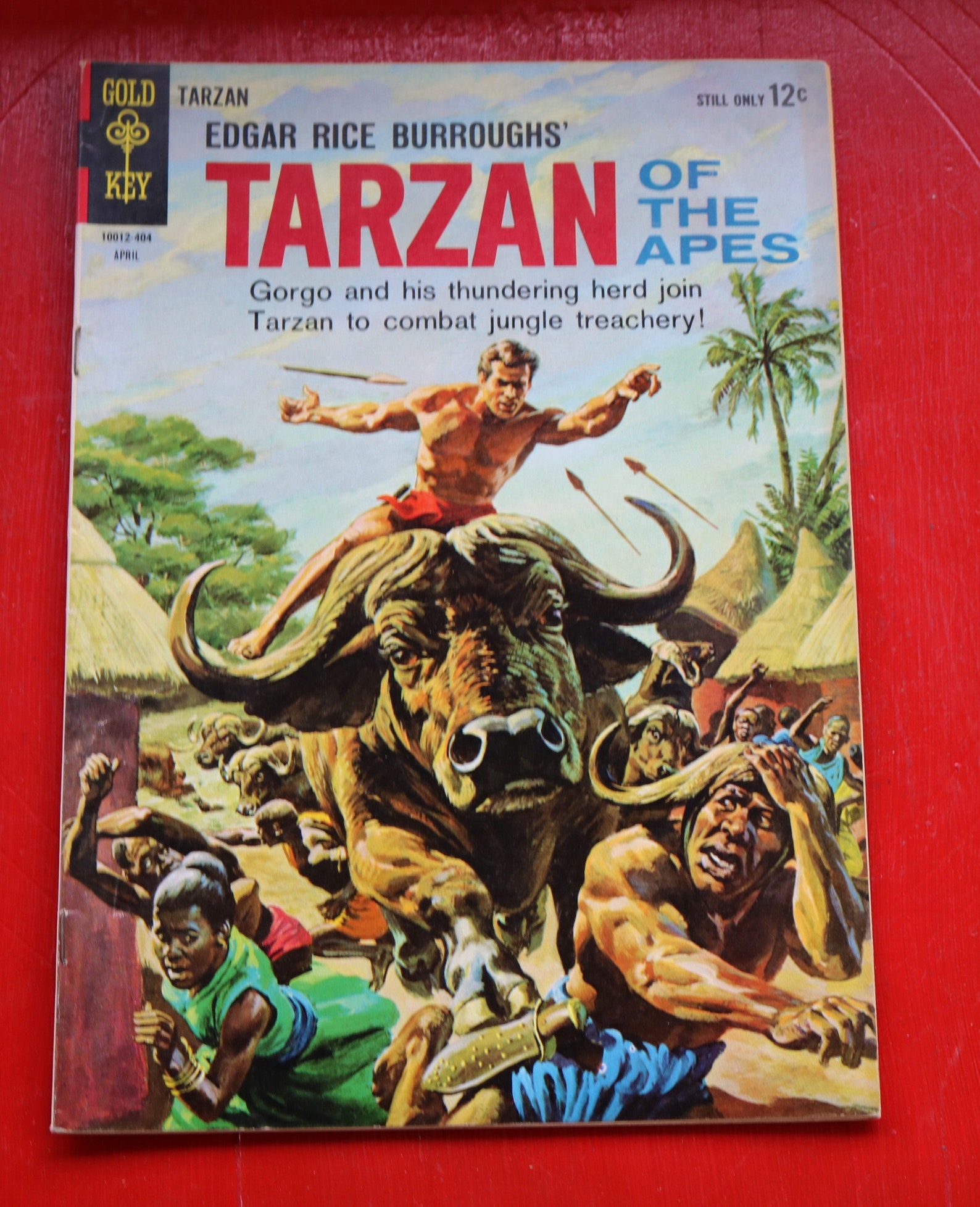 Set of Seven Vintage TARZAN Comic Books DELL 43, 57,70 and Gold Key 133 ...