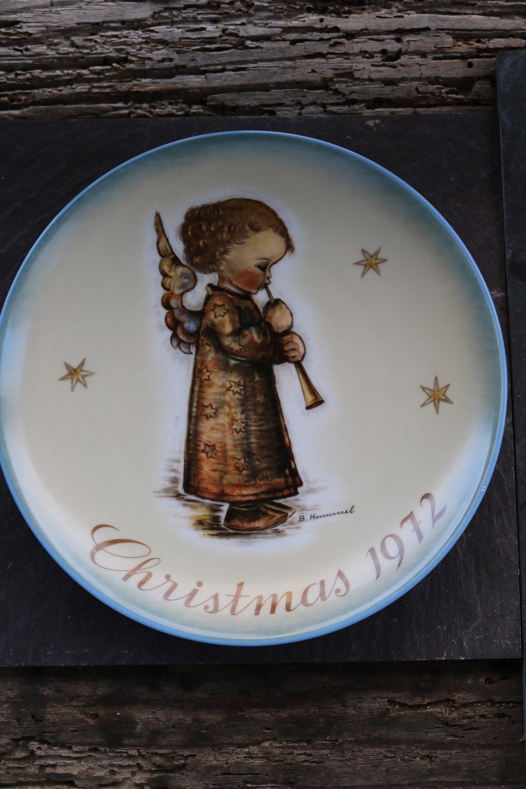 Christmas 1972 Schmid Plate Sister Berta HUMMEL West Germany Limited ...