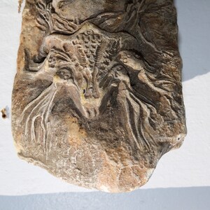 70s Chalkware Oceanic Mythology Woman Hanging 3d Plaque Hand Crafted - Etsy