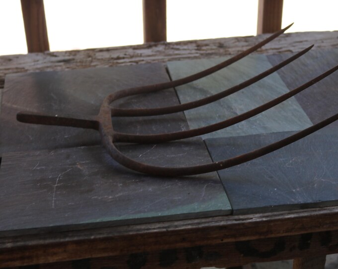 Very Old Four Tine Heavy Duty Pitchfork No Handle From an Old New ...