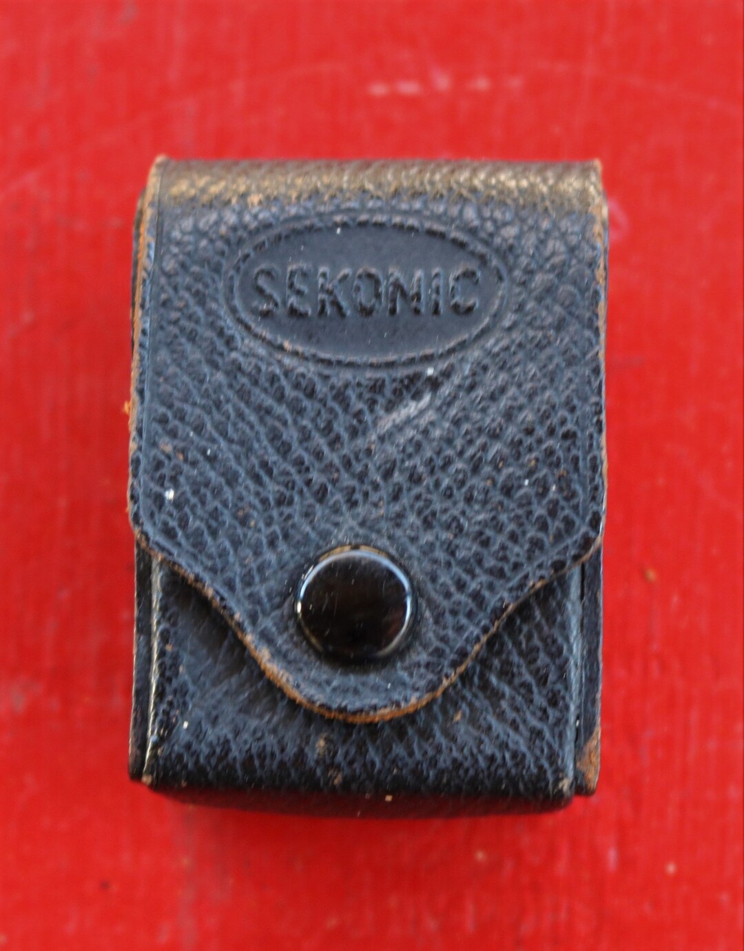 Two Small Vintage Leather Film Cases/pouches Multi Use Marked Sekonic ...