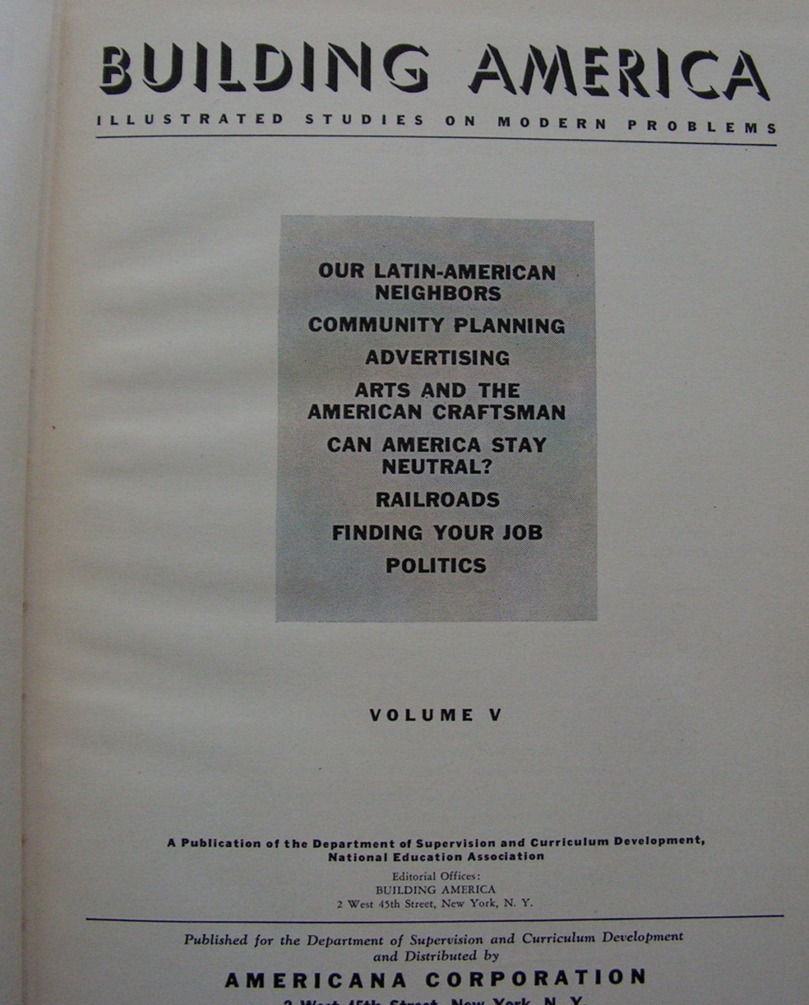 BUILDING AMERICA 1940s Illustrated Book Volume V Latin - Etsy
