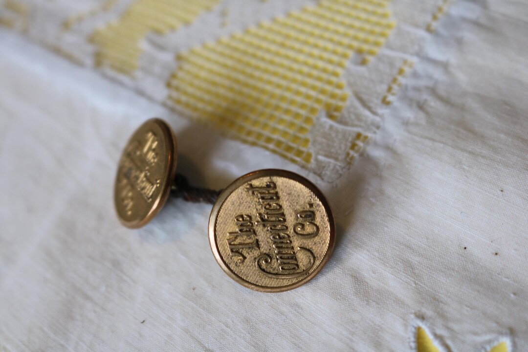 Trolley Uniform Buttons Set of 2 Early 1900's the Connecticut Company ...