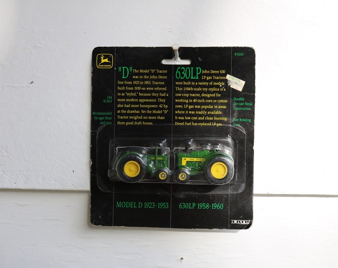 90s JOHN DEERE Model D Miniature Metal TRACTOR Toy Collectible by Ertl ...