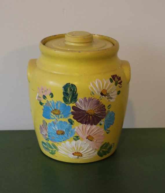 Kitchen & Dining Vintage Antique Ransburg Cookie Jar-Handpainted ...