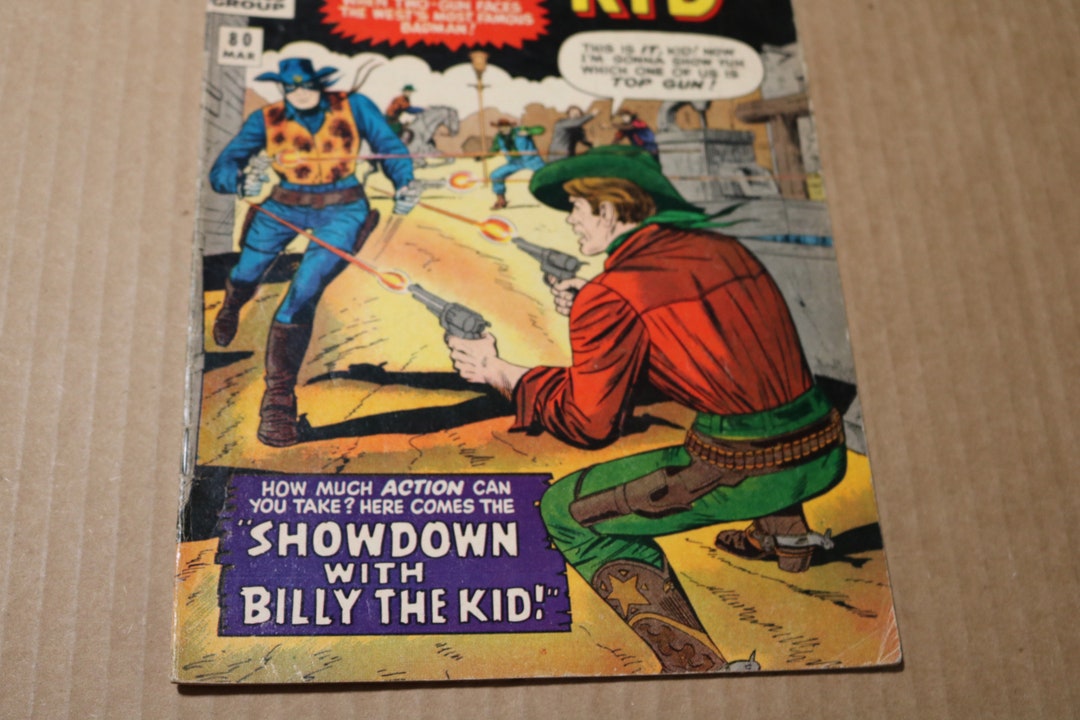Marvel Comics TWO-GUN KID #80, 84 and 89 Silver Age by Stan Lee 1960s With Billy the Kid Rawhide ...