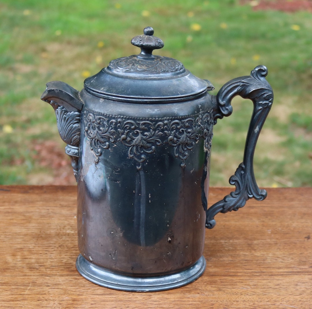 1850s FORBES SILVER Co Water PITCHER in the Acanthus Pattern for ...