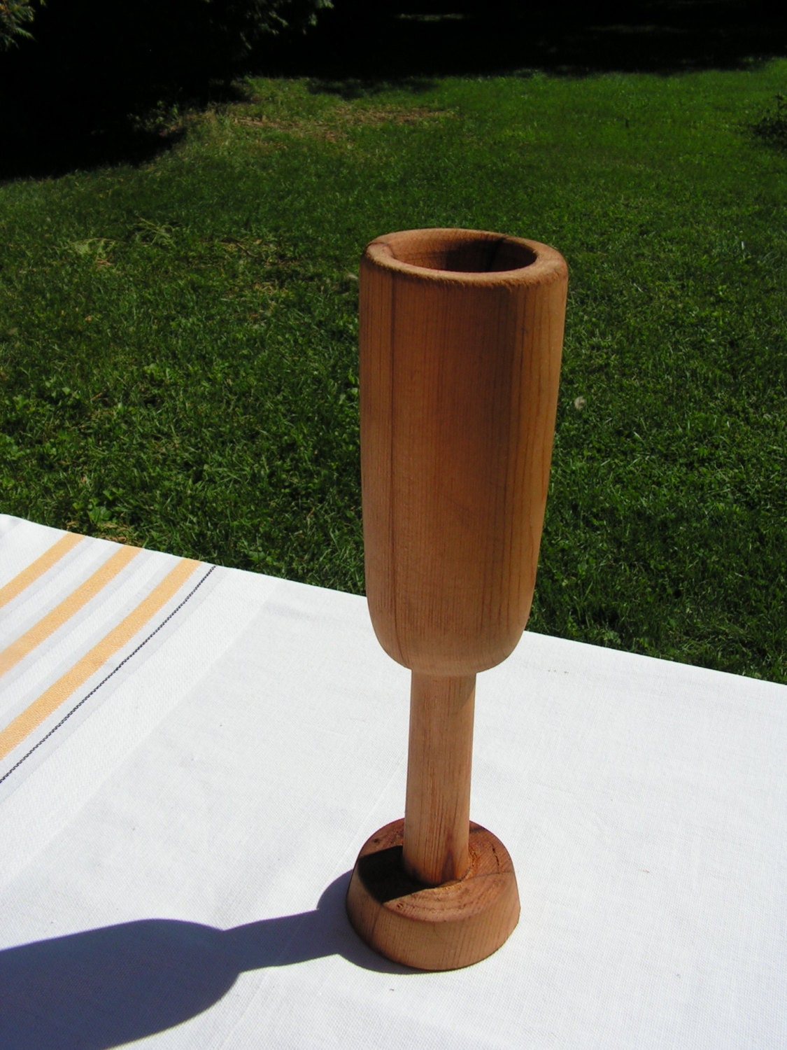 Vintage Turned Wood Base Piece for REPURPOSE From an Old | Etsy