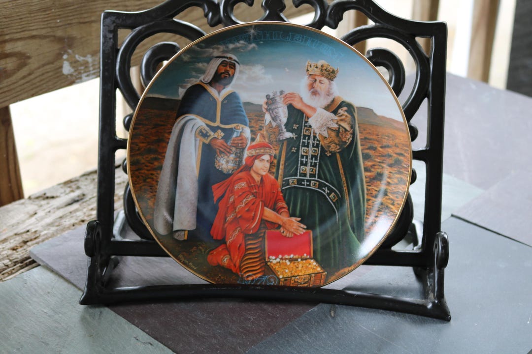 1979 Bethlehem Christmas PLATE "the Gift Bearers" Three Kings ...