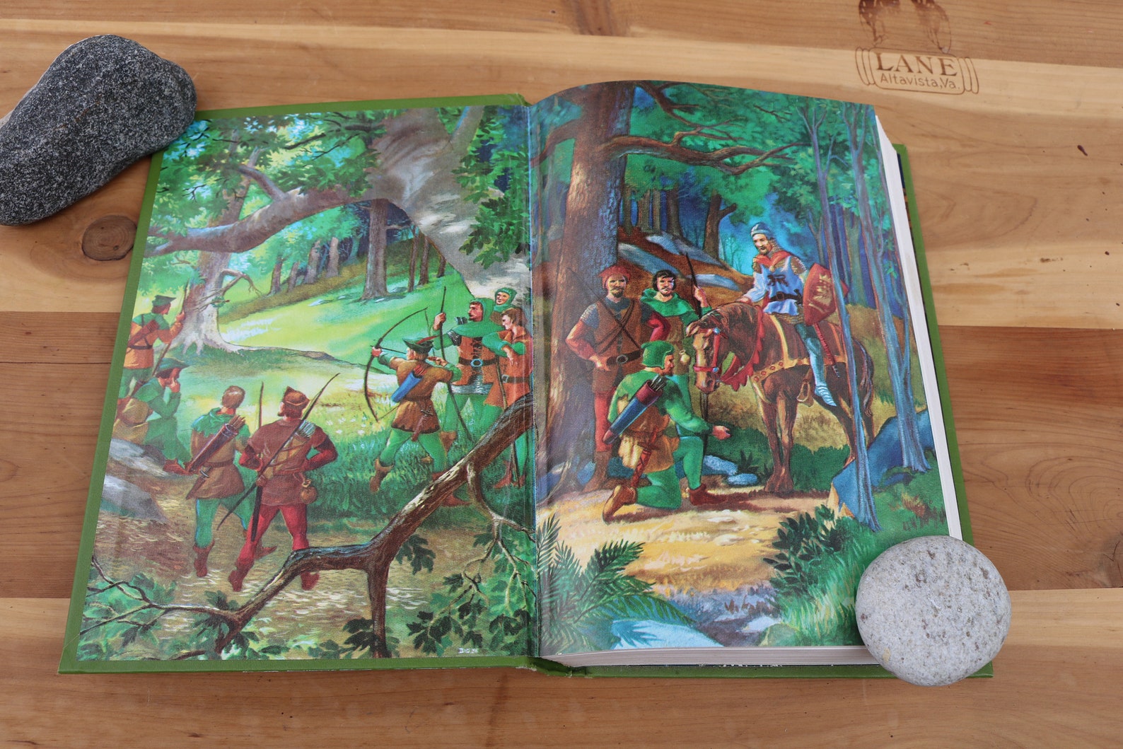 60s the Children's Classics ROBIN HOOD and TREASURE Island Hardcover ...