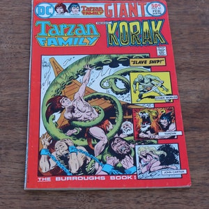 DC Comics TARZAN Family Presents KORAK # 60 and 61 1975 First D C Korak ...