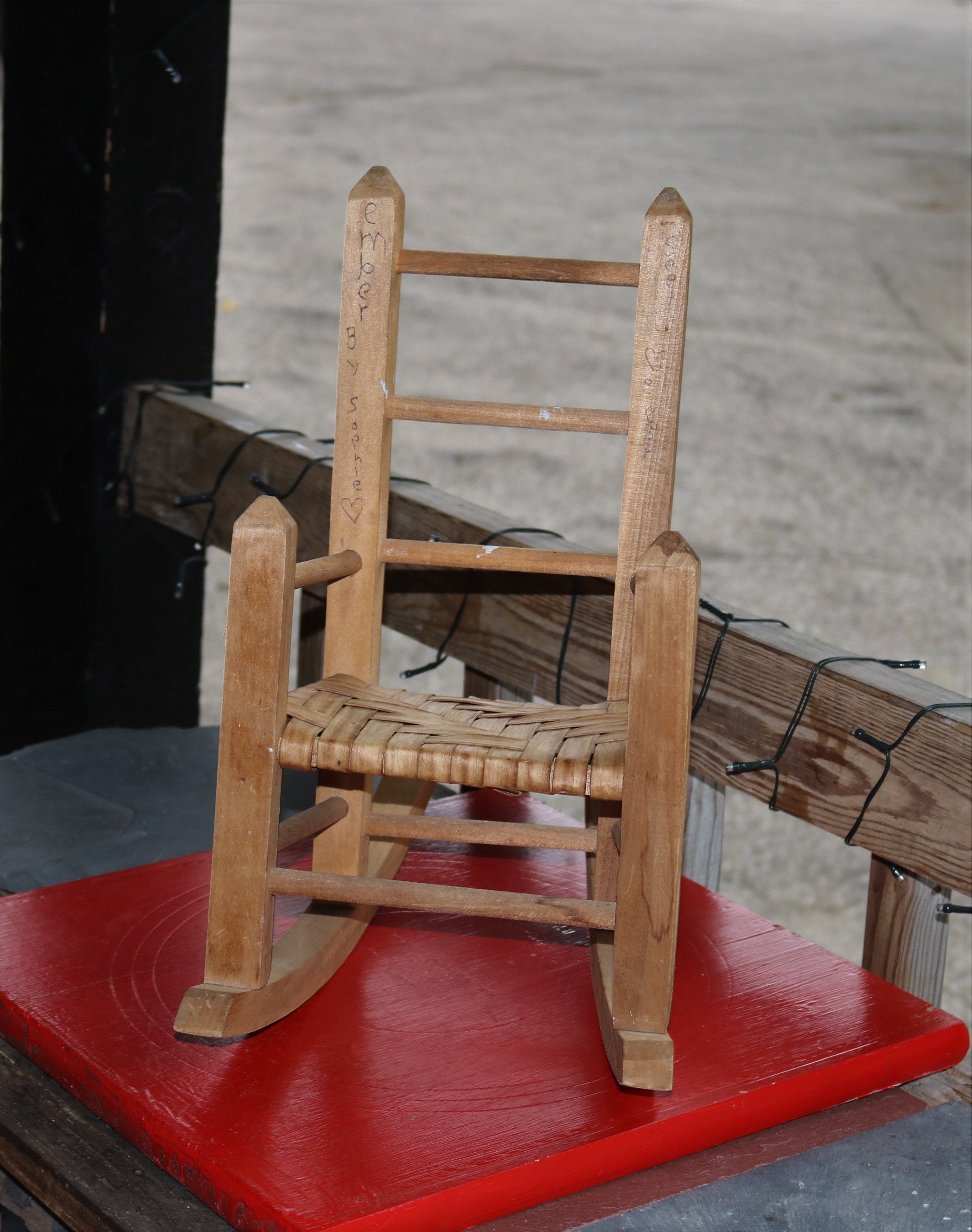 Hand Made Woven Reed and Natural Wood for a Large Size Doll - Etsy UK