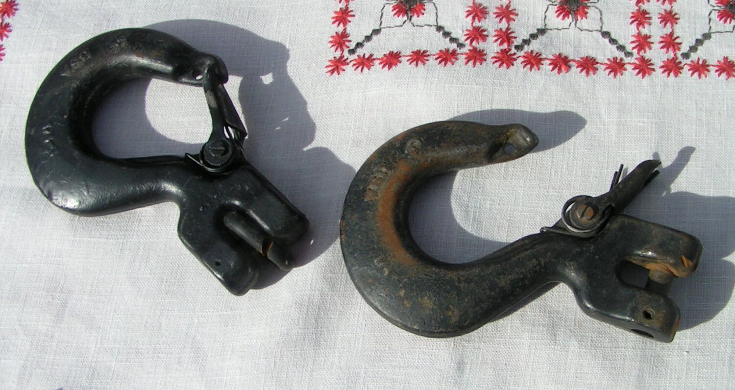 Heavy Duty INDUSTRIAL Salvage HOOKS Crosby GR 100 Two - Etsy