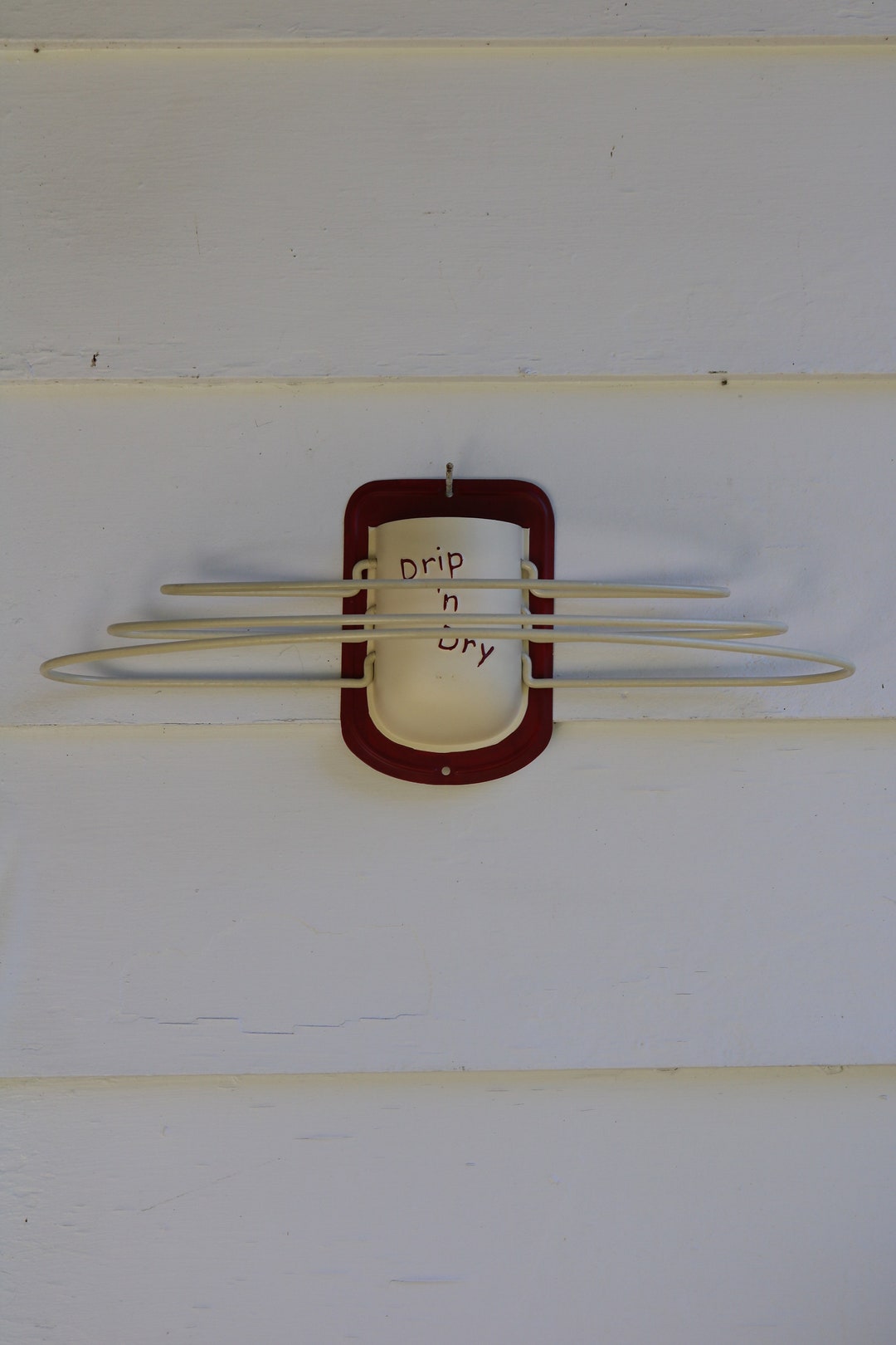 60s DRIP 'n DRY Hanging LAUNDRY Rack Atomic Style Red and - Etsy