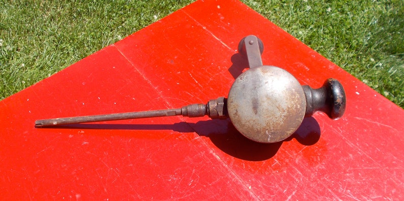 Very Old INDUSTRIAL Rotating Drill Type Tool Wooden Hand Knobs With ...