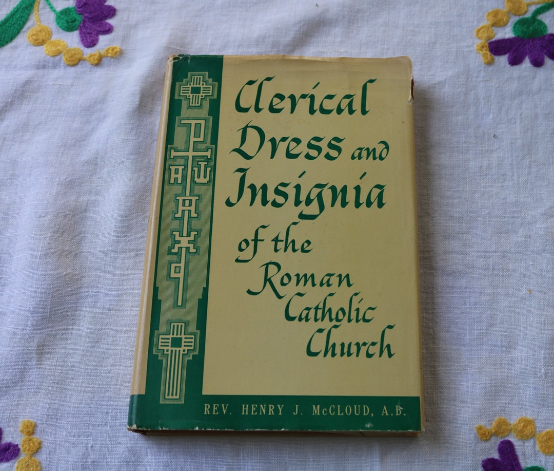 1948 Clerical Dress and Insignia of the Roman Catholic Church - Etsy