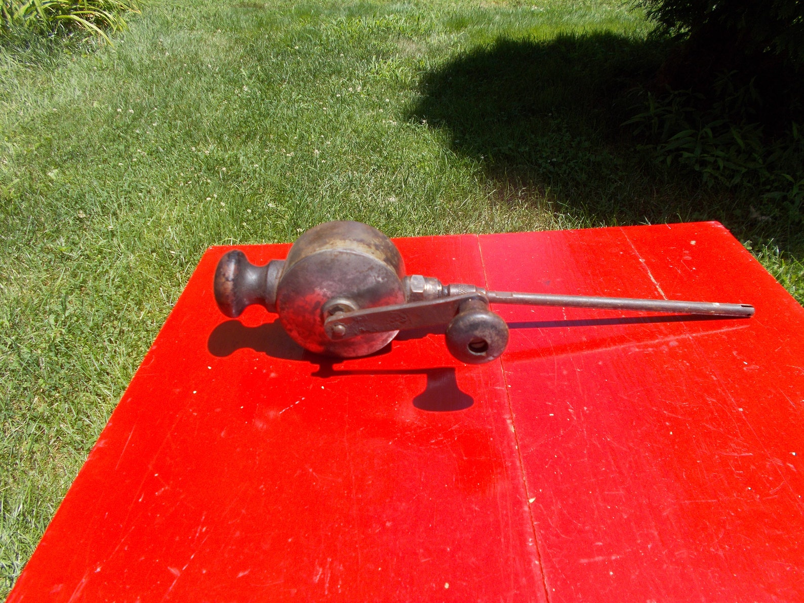Very Old INDUSTRIAL Rotating Drill Type Tool Wooden Hand Knobs With ...