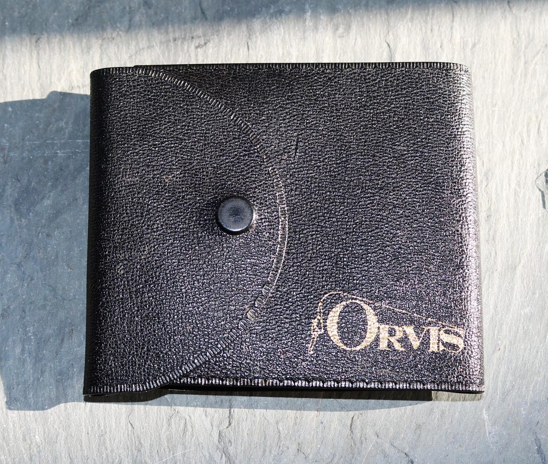 Set of Two Plastic ORVIS Leader Wallets One is Empty the Other Has Six ...