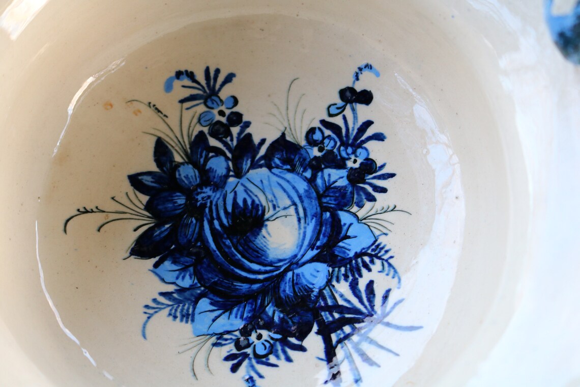 20s Agostinelli Dal Pra Italian Majolica CENTERPIECE With Shooting Star ...