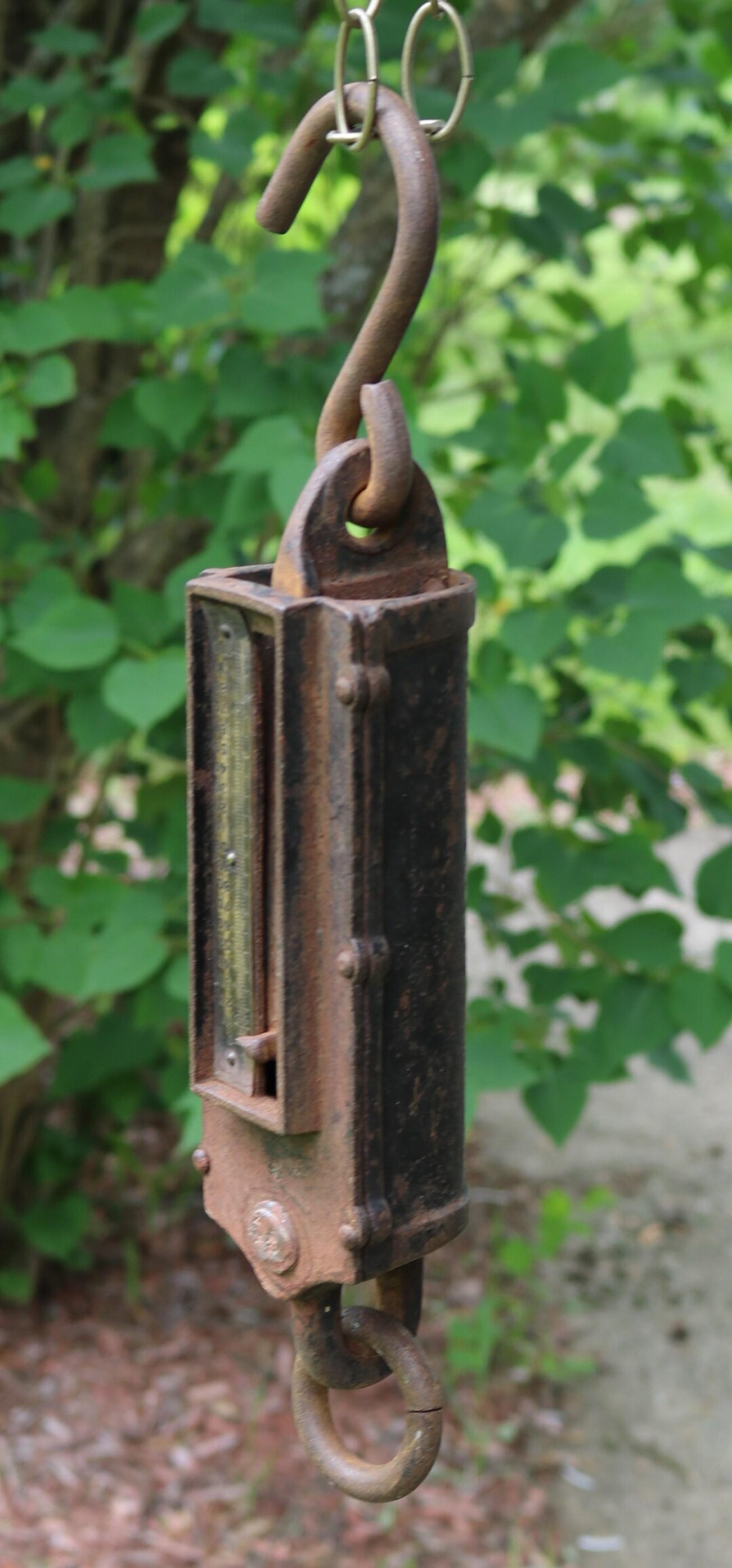 1900s Antique FARM SCALE to 200lbs for Repurpose Hanging Barn Find ...